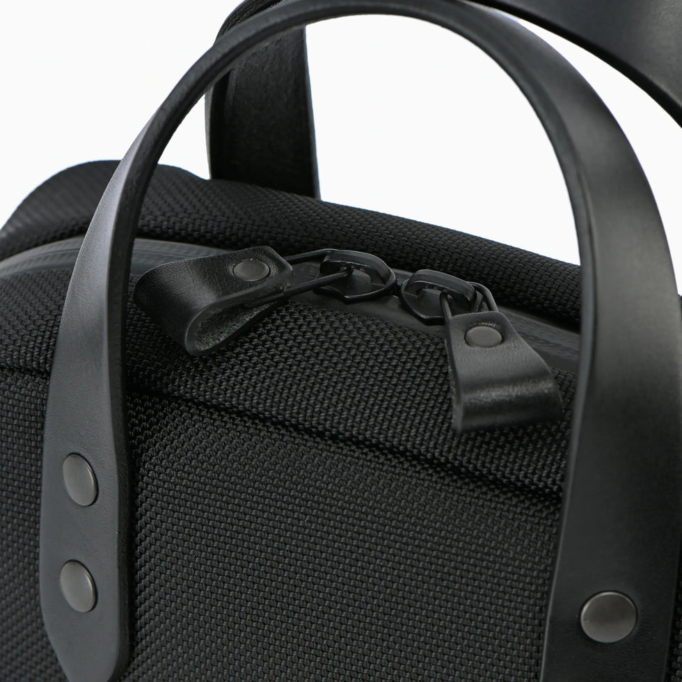 ミニボストン×栃木レザーハンドル｜ファスナー付きで安心｜コーデュラ（R）【comame [コマメ]｜コーデュラ（R）】 – カワニシカバン - 愛されるものづくり