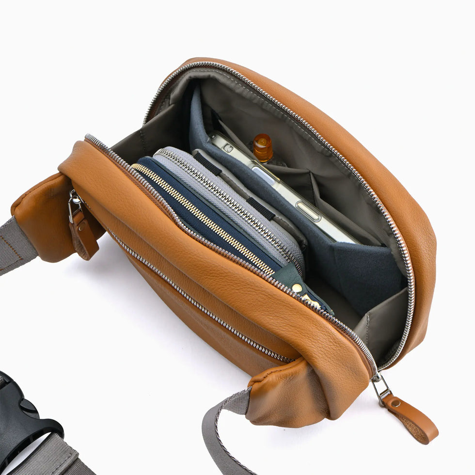 コンパクトレザーボディバッグ｜撥水レザー ×コンパクト×高機能カメラバッグ【lauff[ラフ]｜撥水レザー】 – カワニシカバン - 愛される ...